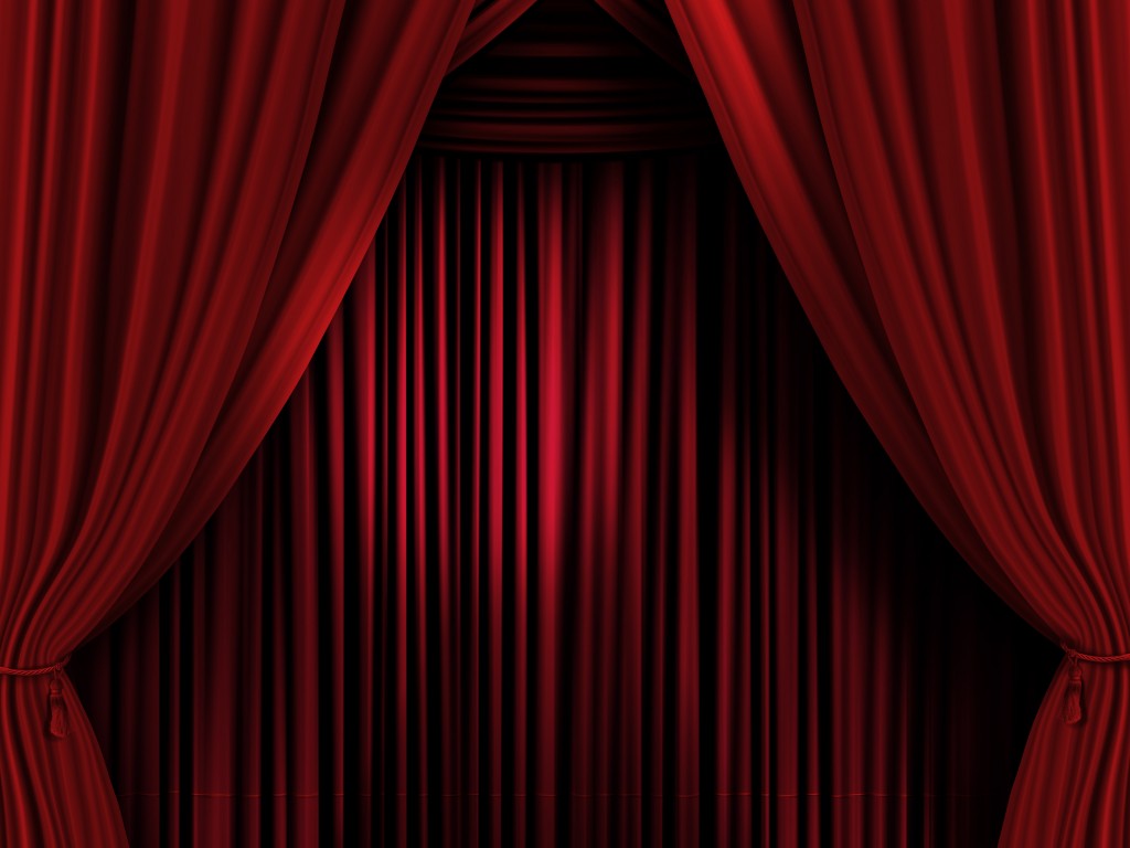 Rideaux rouges scène de théâtre - rideau scène spectacle - FRANCOISE ...
